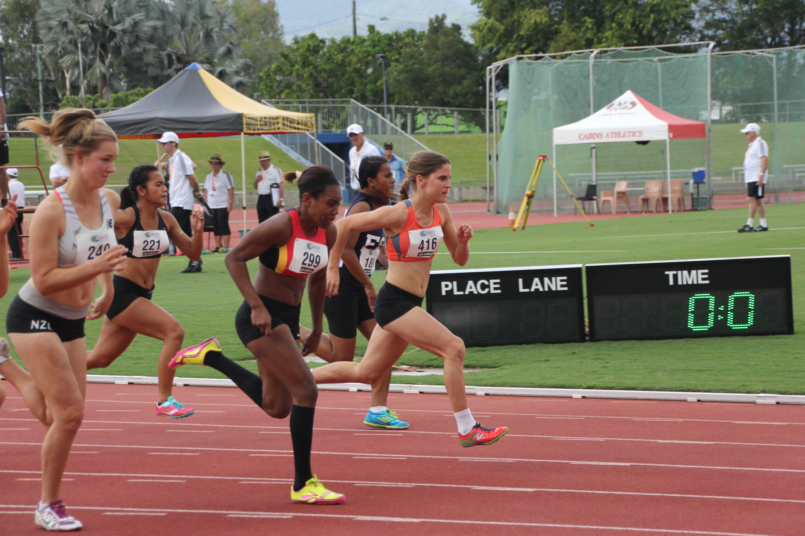 Oceania Athletics Association Girls 100m Final (9)